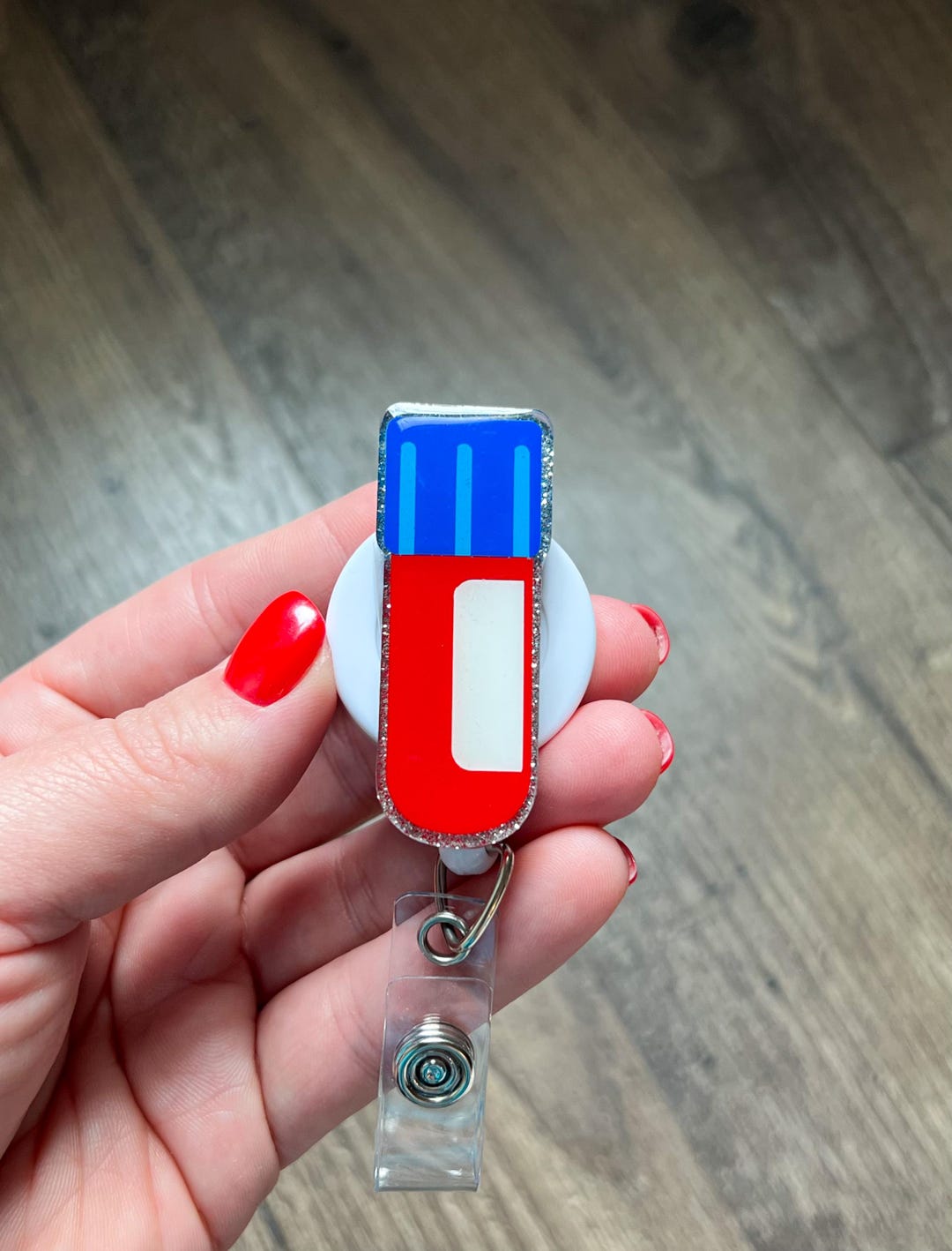 Lab Collection Tube Badge Reel | Lab Tech Badge Reel | Gifts for Nurses ...