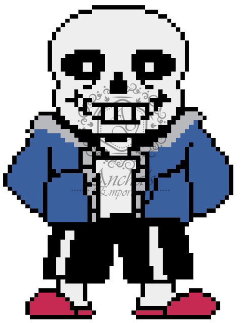 Undertale Sans Cross Stitch Pattern - Etsy