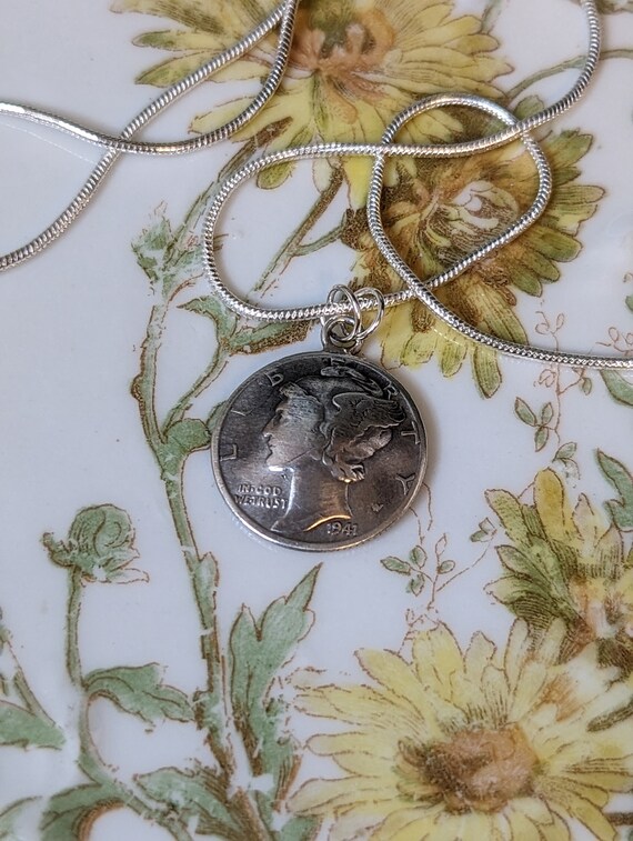 Vintage sterling dime - Gem
