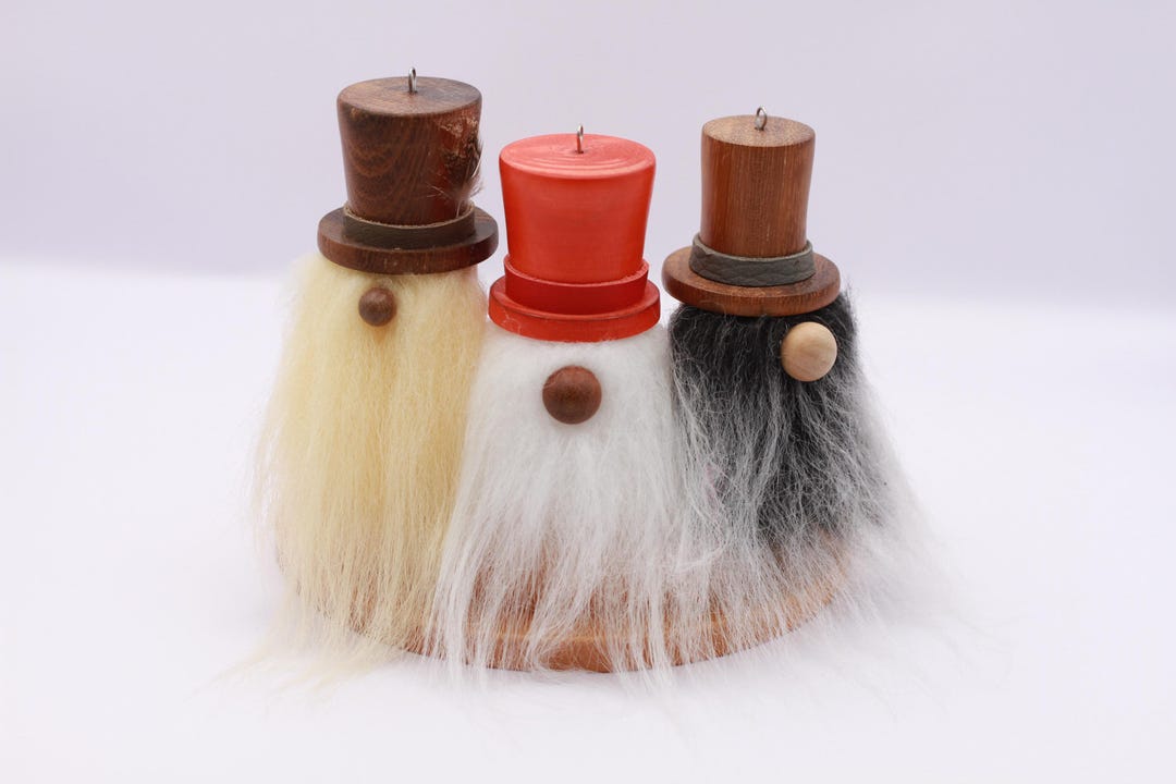 Christmas Tree Gonks 3 Handmade Gonks With Top Hats - Etsy