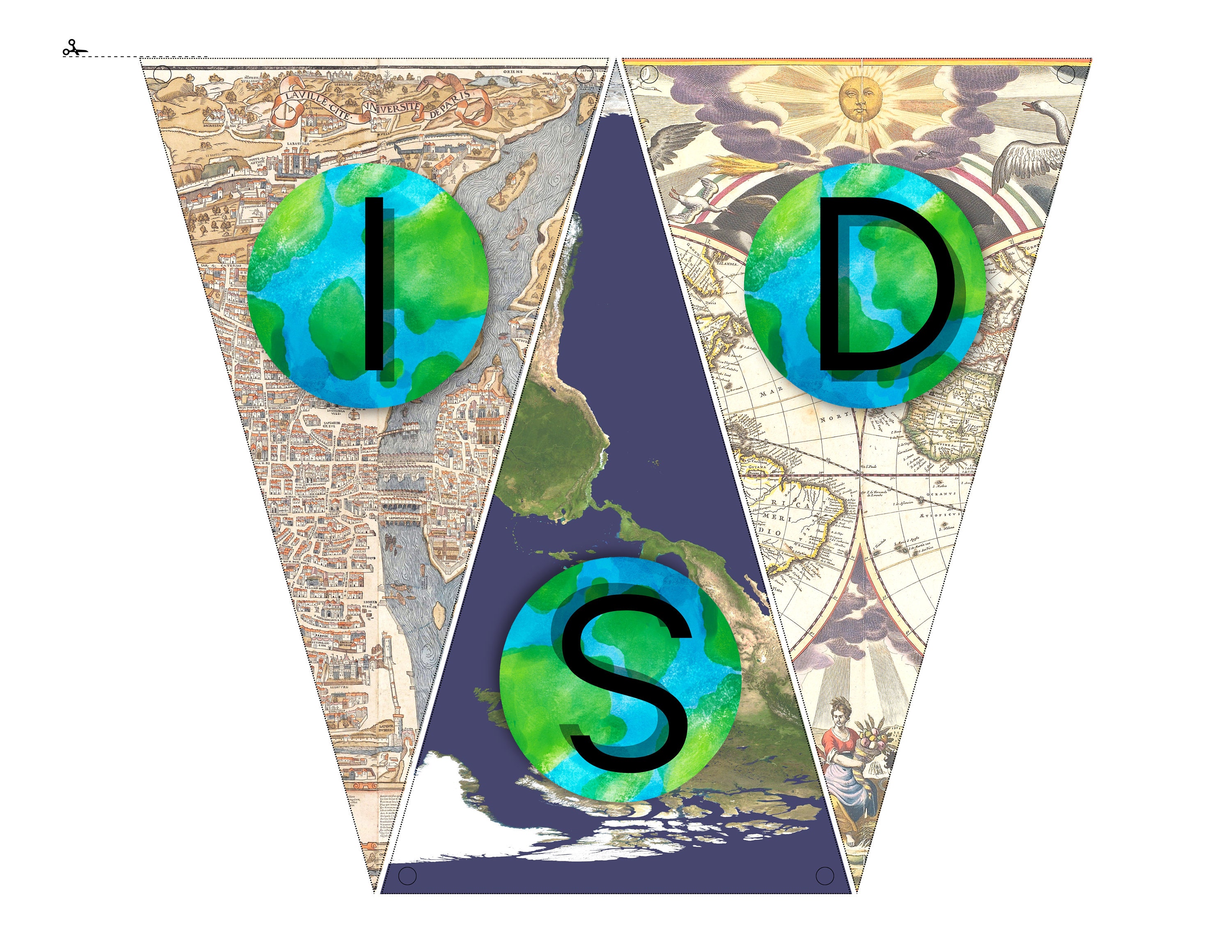 Happy GIS Day DIY Pennant Banner Digital Download Printable 8.5x11 - Etsy