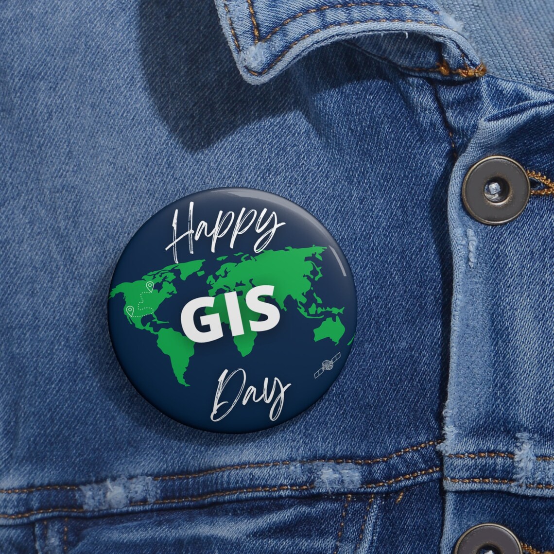 Happy GIS Day Button Multiple Sizes - Etsy