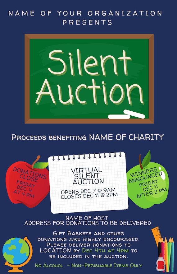 Silent Auction Poster