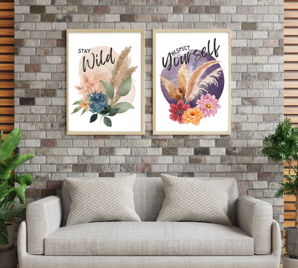 Printable Inspirational Posters (set of 5) - 8.5x11 Portrait - Etsy