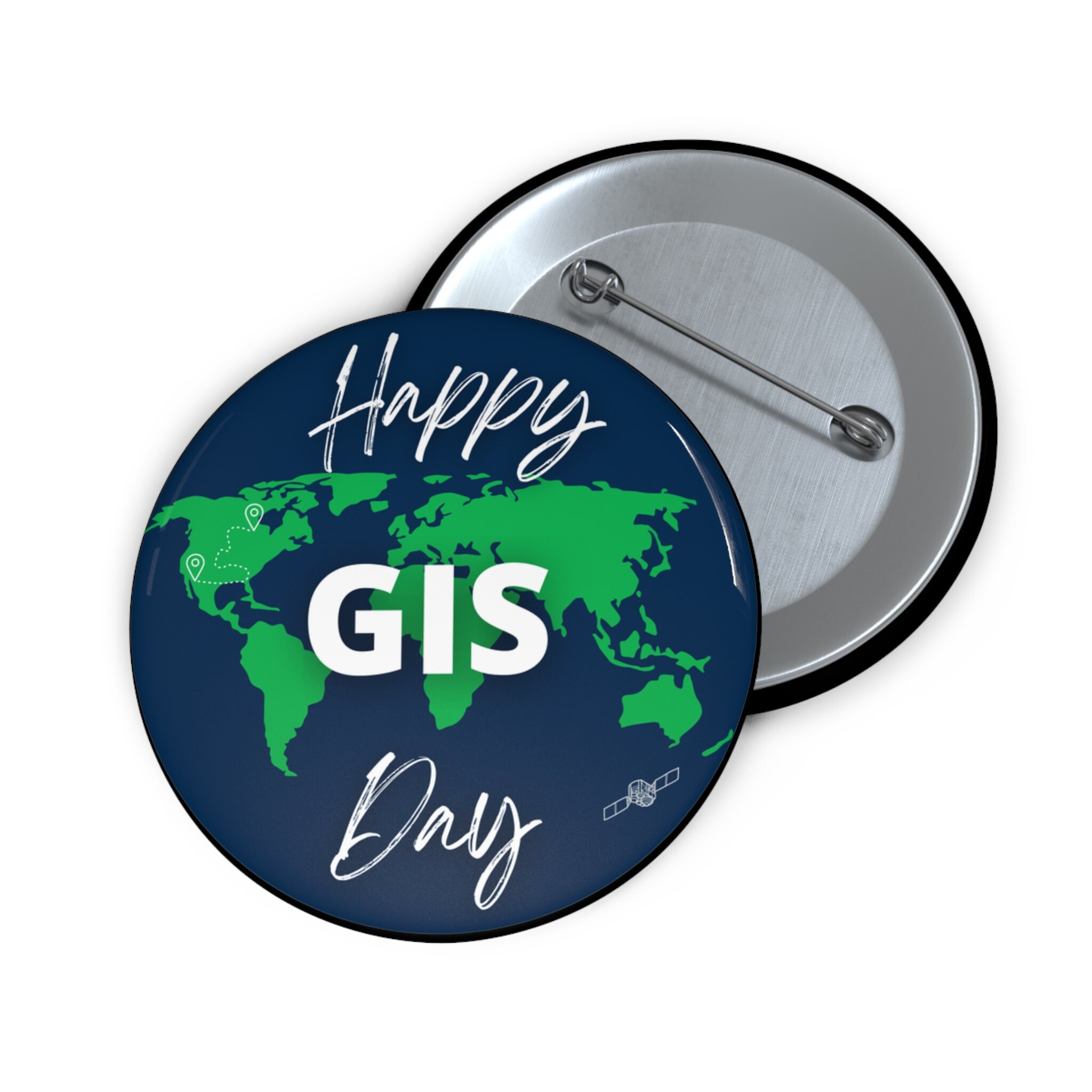 Happy GIS Day Button - Multiple Sizes - Etsy