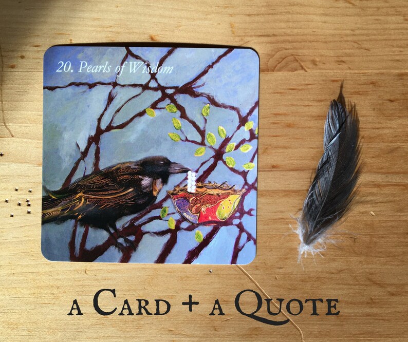 A Card a Quote Tarot and Oracle Reading Divination | Etsy