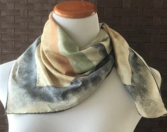 Echo silk scarf | Etsy