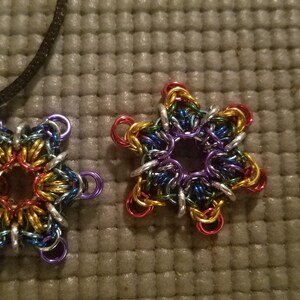 Chainmaille Tutorial - PDF - Star of Ouranos Chainmail Pendant - 6 ...