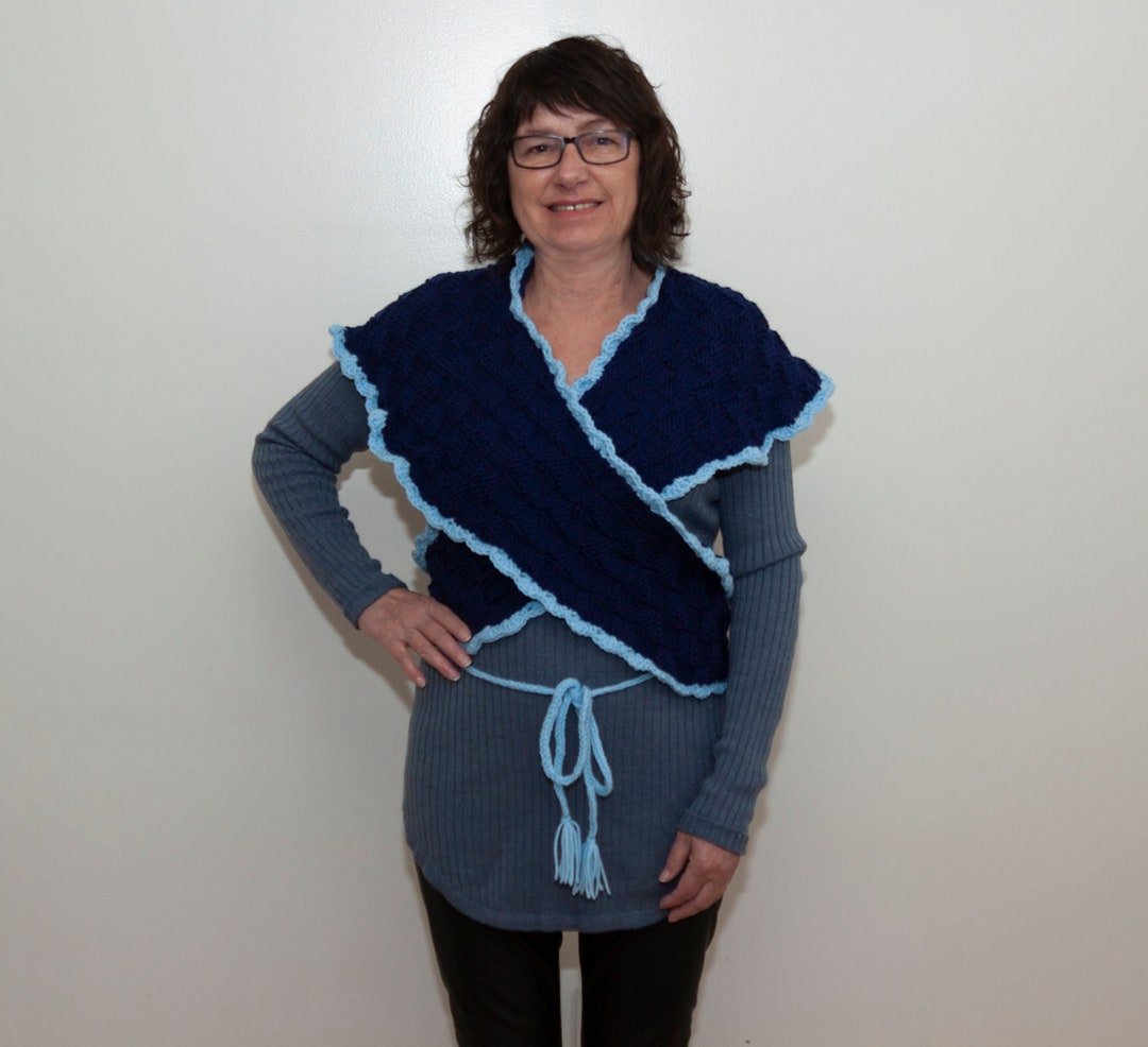 Sontag Shawl, Outlander Inspired Wrap Shawl, Wrap-around, 1860 Shawl ...