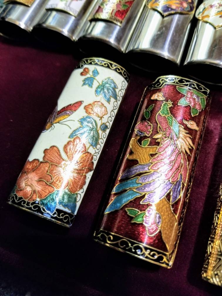 Hand Painted Lighter Cases Refillable Gas and Cover Cases. - Etsy