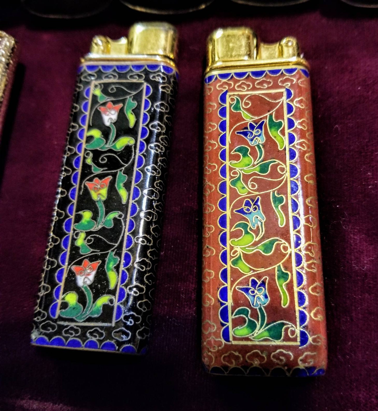Hand Painted Lighter Cases Refillable Gas and Cover Cases. - Etsy