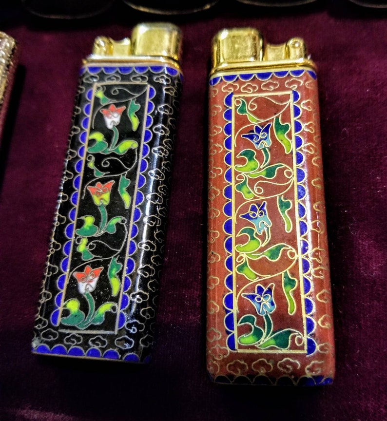 Hand Painted Lighter Cases Refillable Gas and Cover Cases. - Etsy