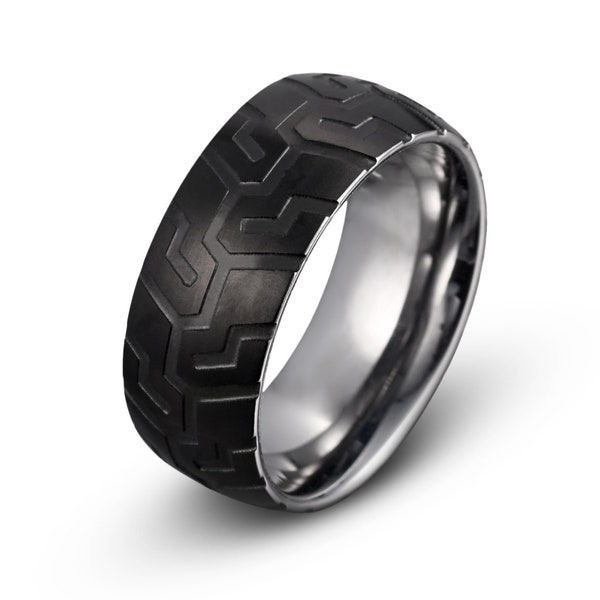 Tire Tread Ring - Etsy