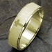 Yellow Gold Tungsten Ring, Mens Wedding Band 8mm - Etsy