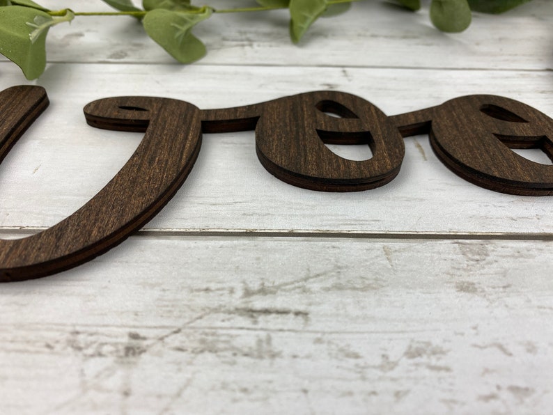 Woof Wood Cut Out Sign Wood Cut Word Wood Sign Wood Cut | Etsy