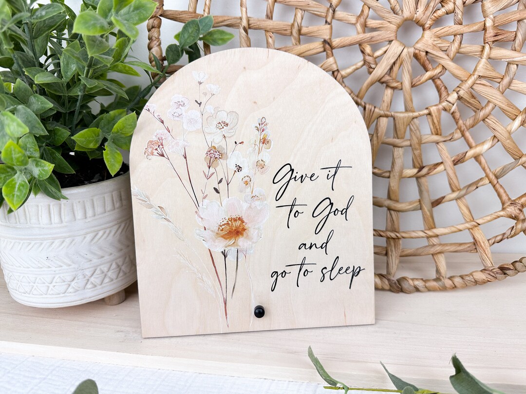 Give It to God, Decor for Shelf, Religious Gift, Christian Decor ...