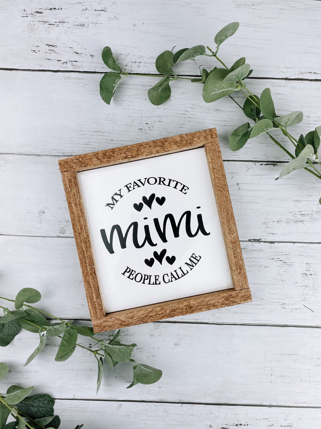 Mimi Gift, Mimi Sign, Gift for Her, Personalized Gift, Tiered Tray Sign ...