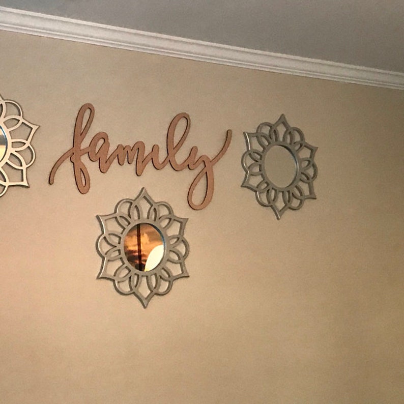 Family Word Cut Out Laser Cut Wood Words Wood Cut Word - Etsy
