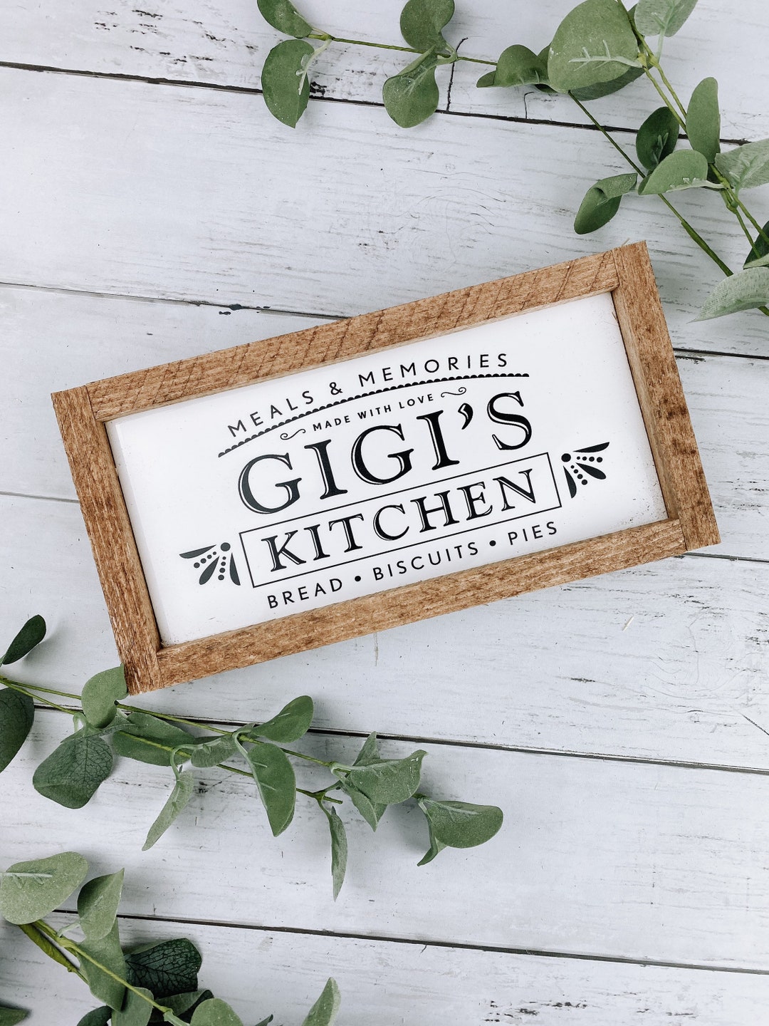 Gigi's Kitchen Subway Tile Sign, Grandparent Sign, Grandparent Decor ...