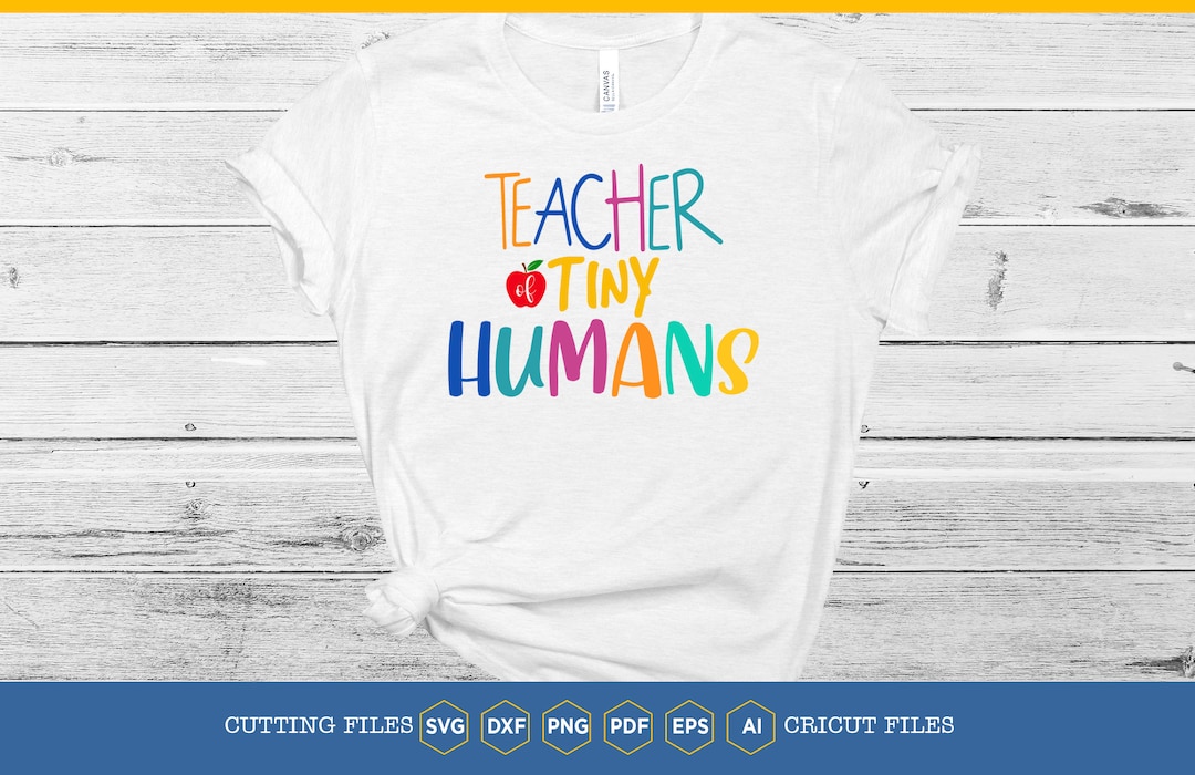 Teacher of Tiny Humans Svg | Education Svg | Educator Saying ...