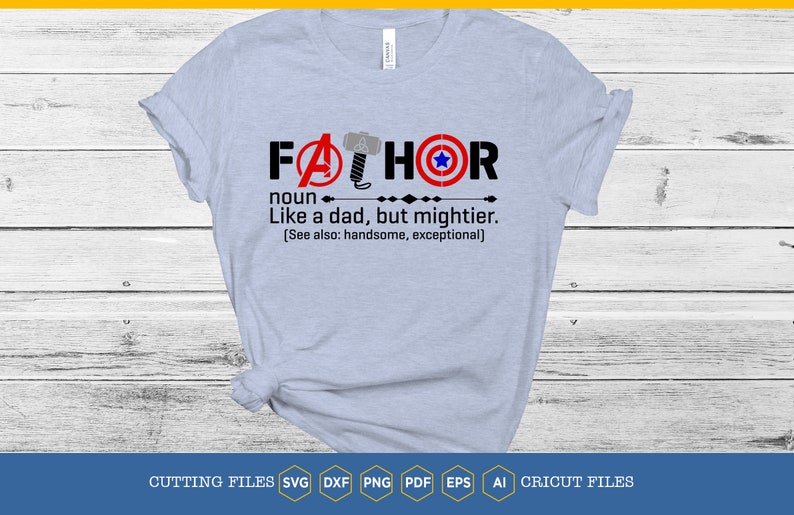 Fathor Svg Father's Day Shirt Fathor Superhero - Etsy