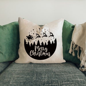 Merry Christmas SVG | Christmas Deer Winter Scene | Christmas Night SVG ...