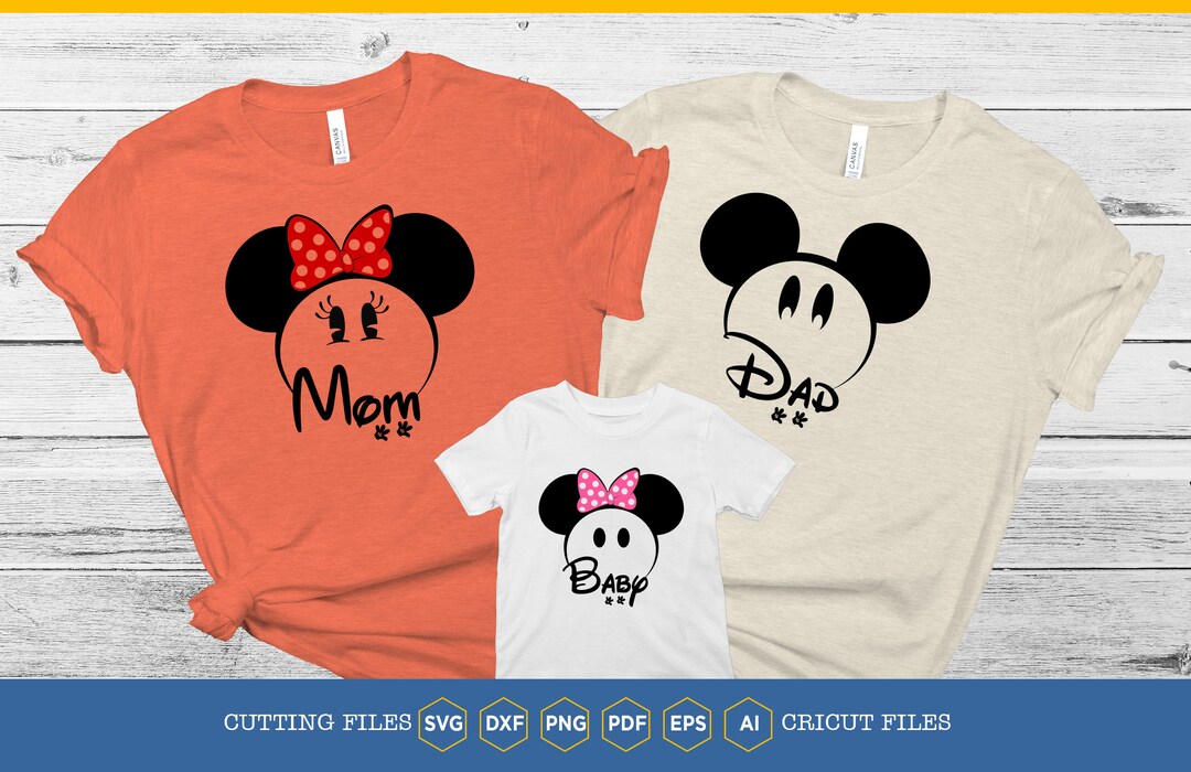 Family Disney Vacation Svg Custom Disney Family Birthday Shirt Svg ...