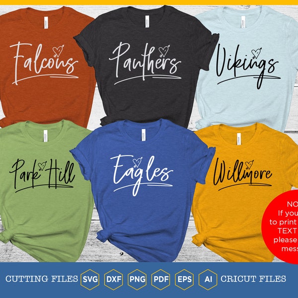 School Spirit Svg - Etsy