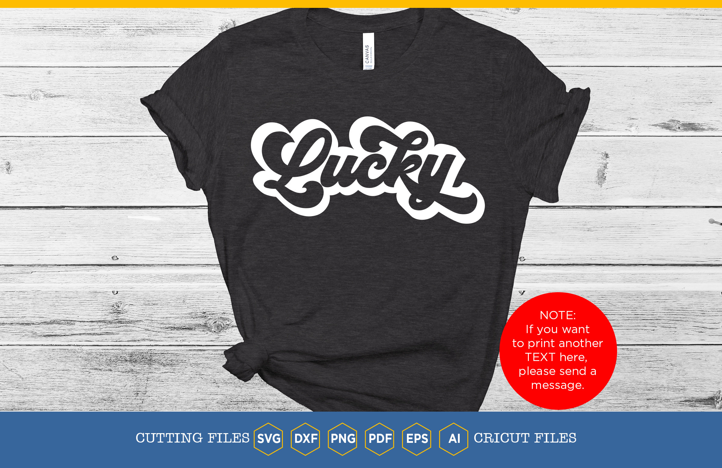 Lucky SVG Lucky PNG Retro Lucky Svg St. Patrick's | Etsy