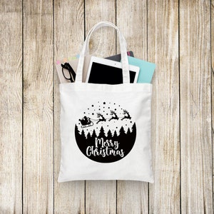 Merry Christmas SVG | Christmas Deer Winter Scene | Christmas Night SVG ...