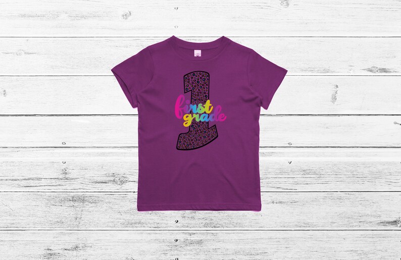 First Grade Svg 1st Grade Svg First Day of School Shirt - Etsy