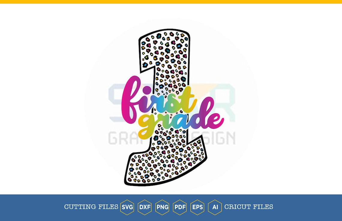 First Grade Svg 1st Grade Svg First Day of School Shirt - Etsy