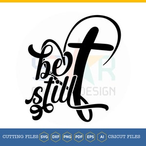 Be Still Cross Svg | Jesus Cross Svg | Gifts Christian Svg | Christian ...