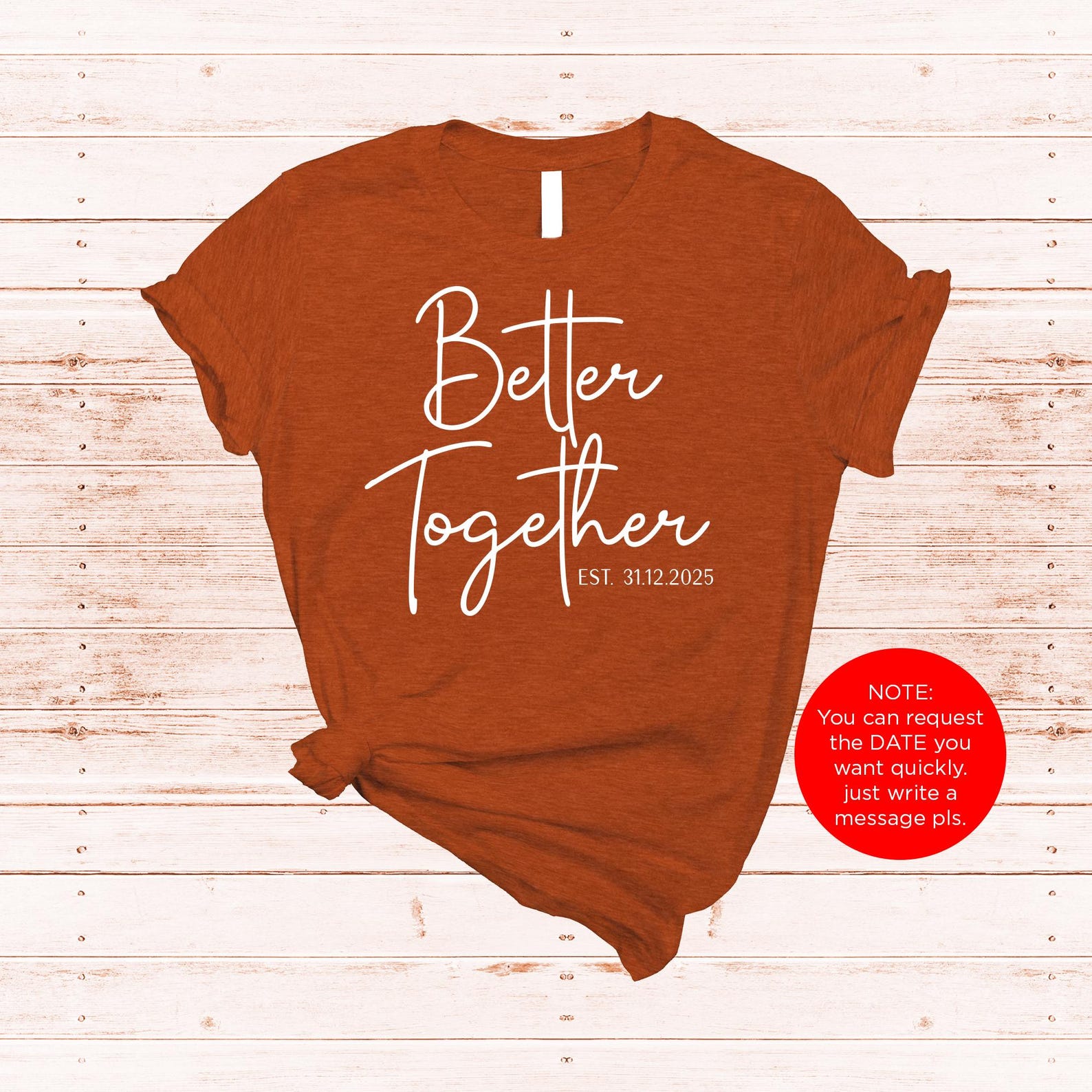 Better Together Shirt: Matching Couple or Friendship Tee - Etsy