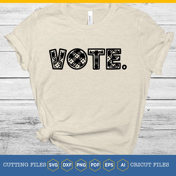 Vote Svg - Etsy