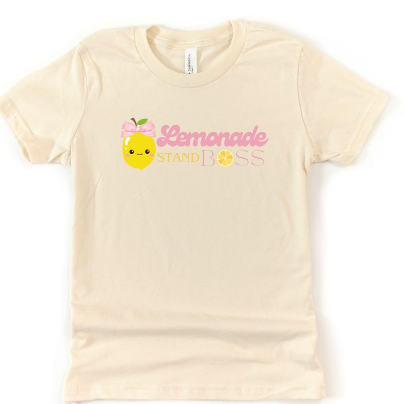 Lemonade Stand Boss Shirt for Girls Lemonade Tshirt for Lemonade Stand ...