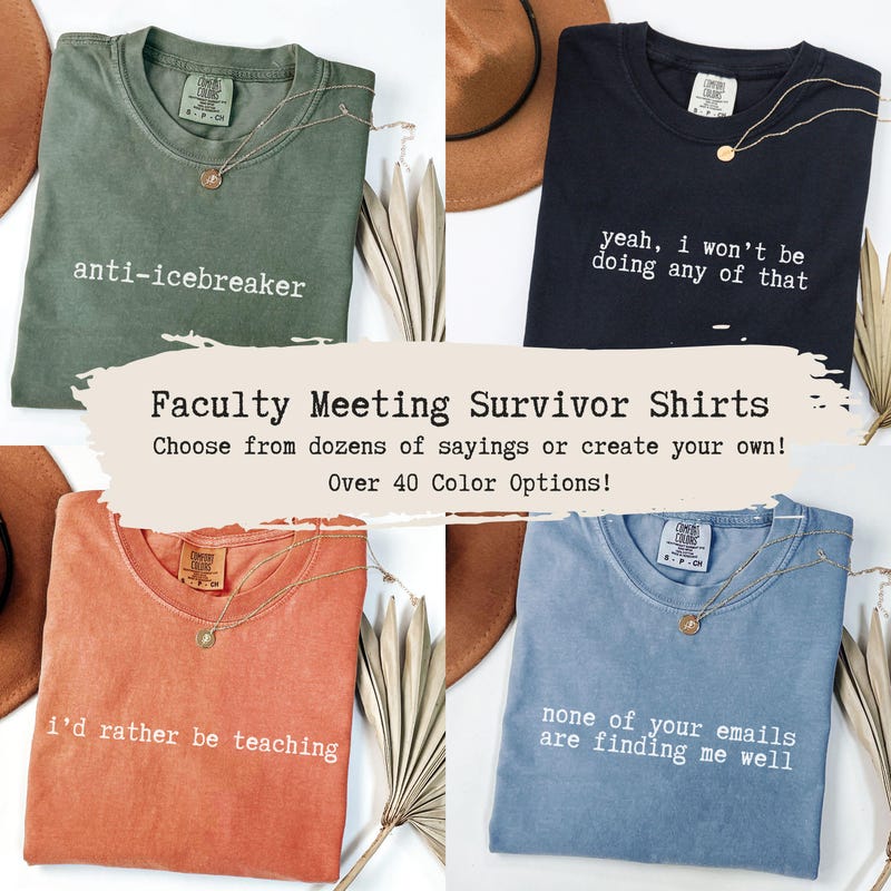 Faculty and Staff T Shirts - Etsy