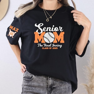 Senior Baseball Mom Shirt for Last High School Baseball Season Softball ...