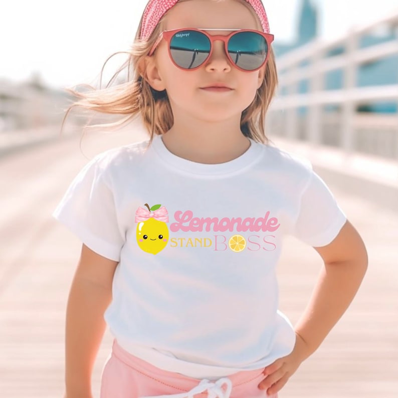 Lemonade Stand Boss Shirt for Girls Lemonade Tshirt for Lemonade Stand ...