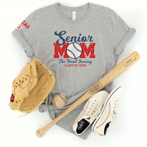 Senior Baseball Mom Shirt for Last High School Baseball Season Softball ...