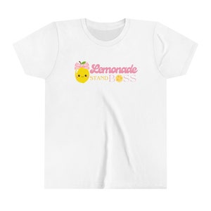 Lemonade Stand Boss Shirt for Girls Lemonade Tshirt for Lemonade Stand ...