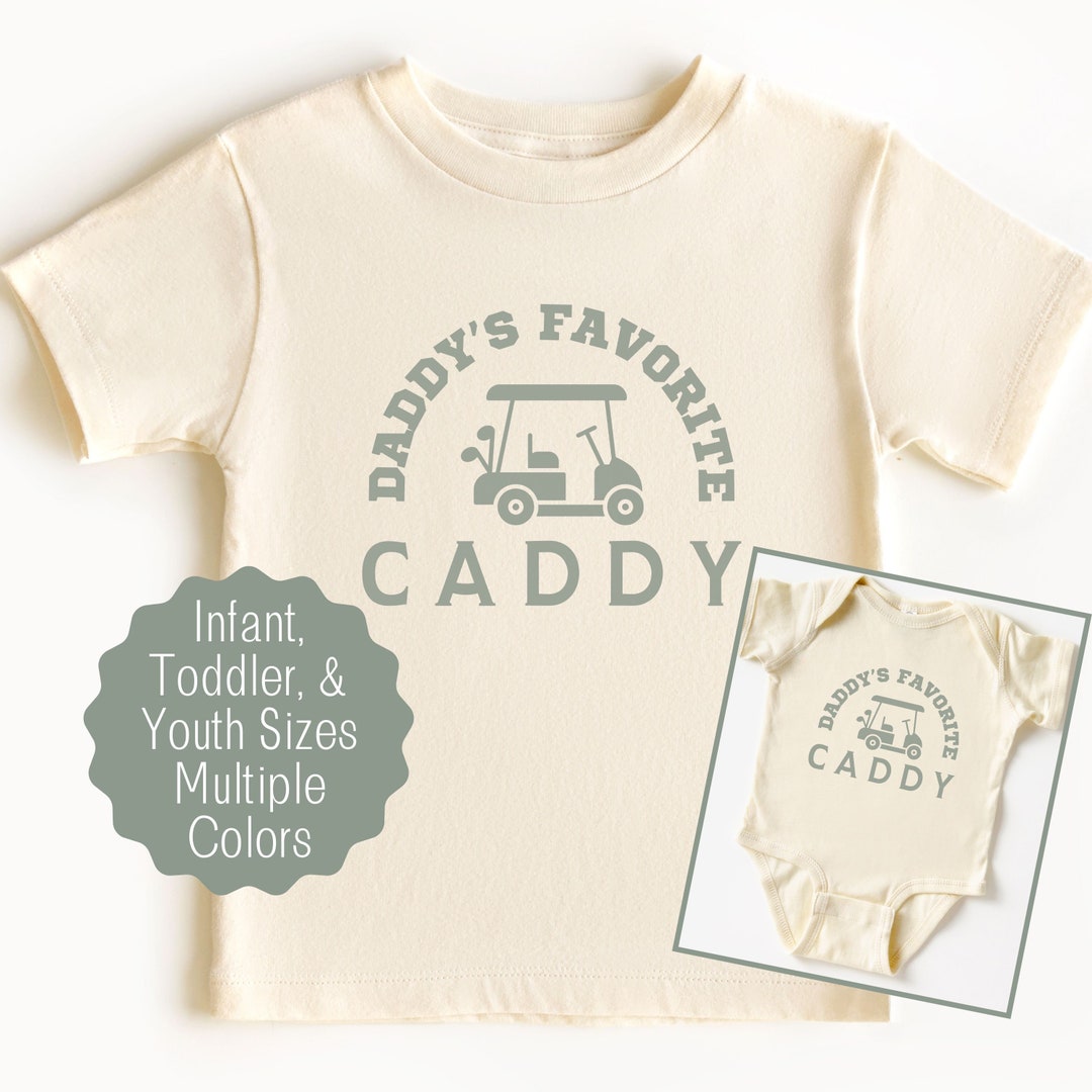 Daddy's Golf Caddy Shirt for Infants, Toddlers, and Youth Daddy's ...