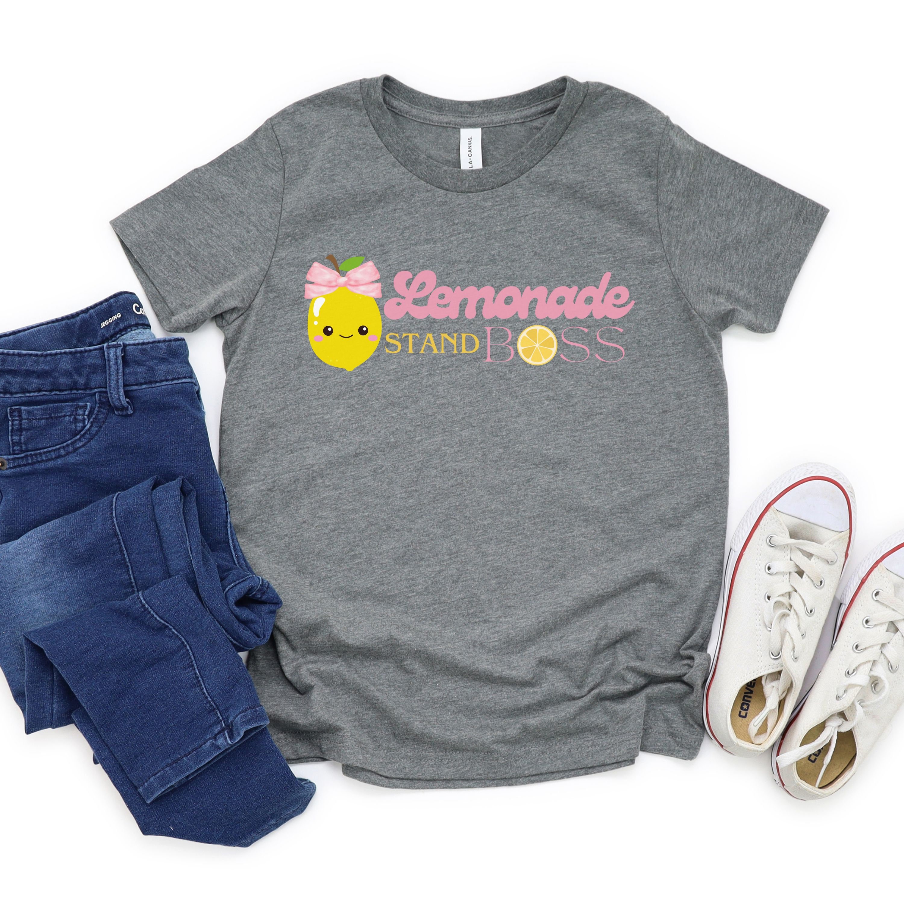 Lemonade Stand Boss Shirt for Girls Lemonade Tshirt for Lemonade Stand ...