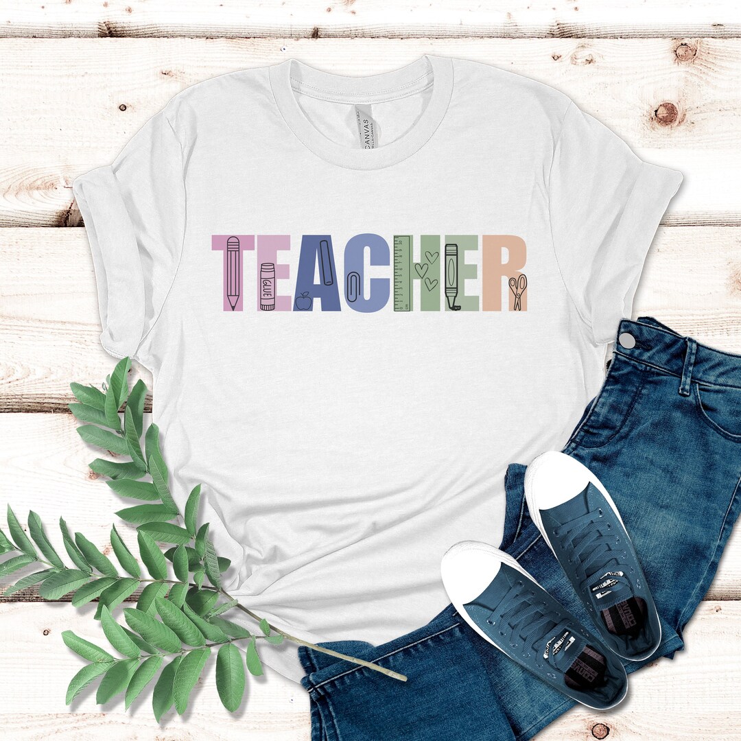 Teacher Shirt for Elementary School Teacher Gift for Teacher School ...
