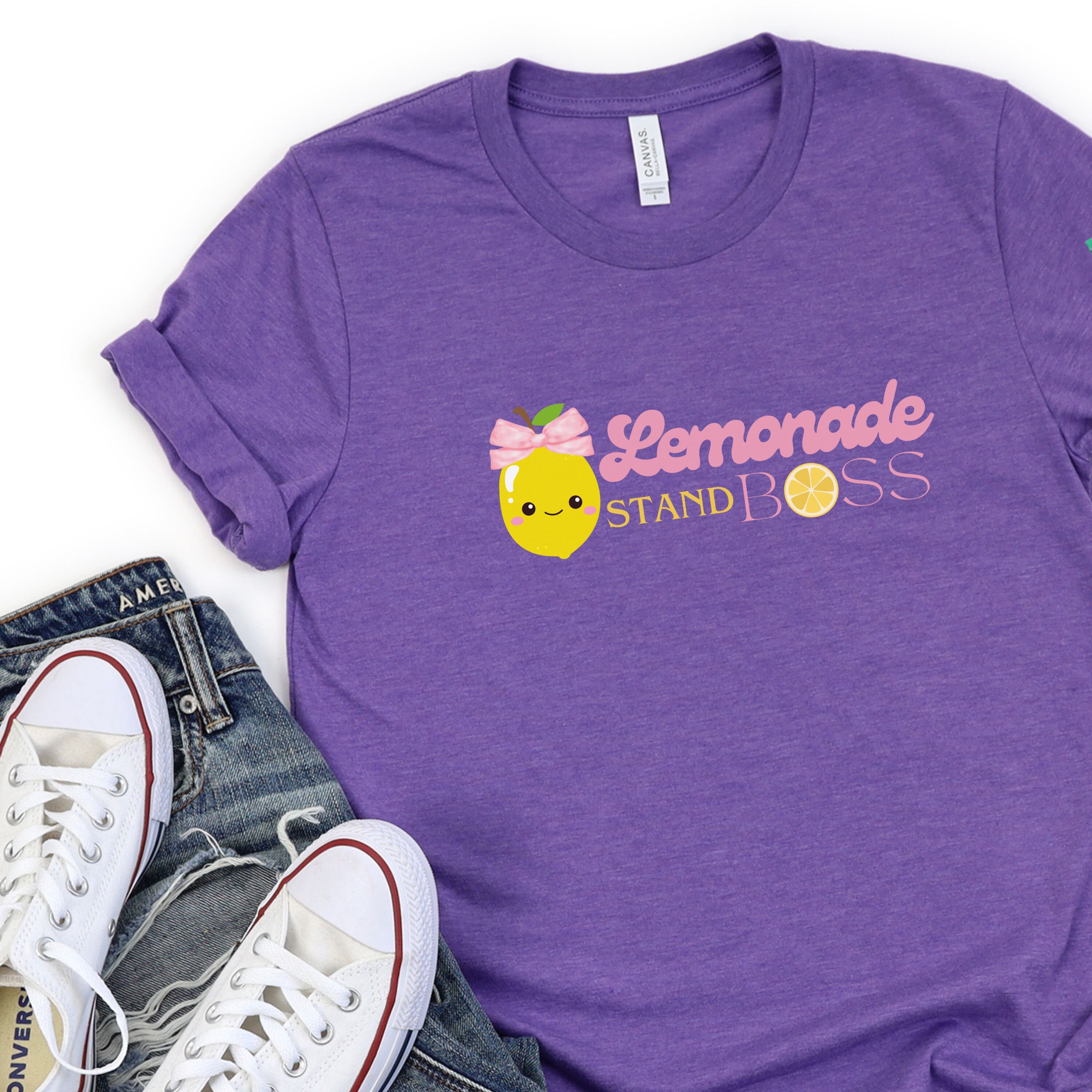 Lemonade Stand Boss Shirt for Girls Lemonade Tshirt for Lemonade Stand ...