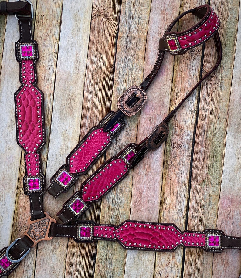 Pink Dragon Cob Size Tack Set - Etsy