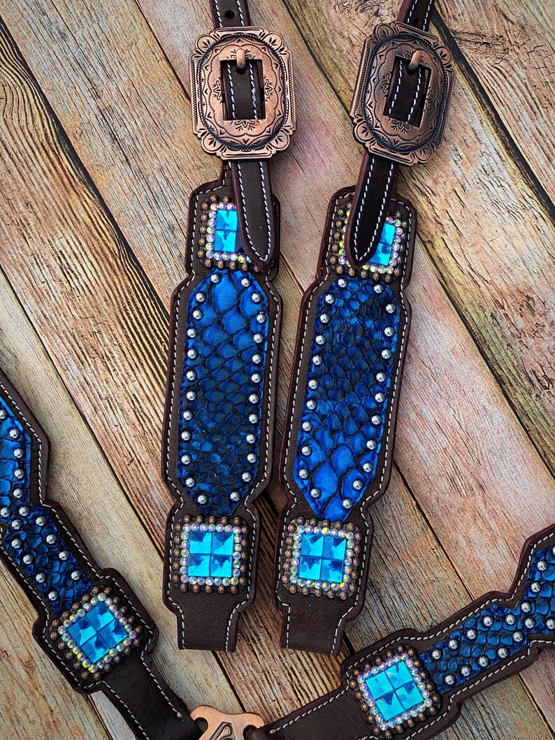 Blue Dragon Tack Set - Etsy