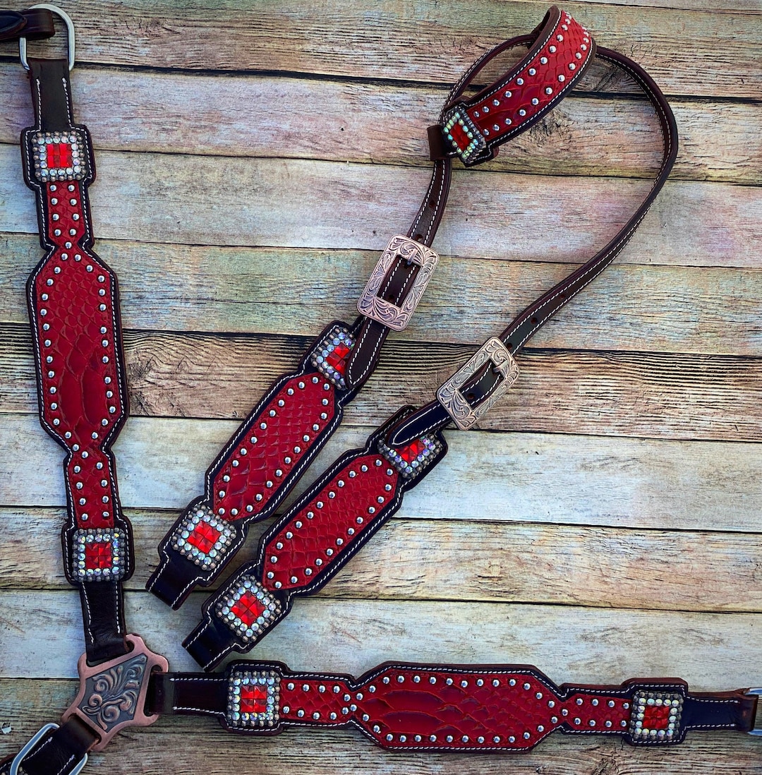 Red Dragon Tack Set - Etsy