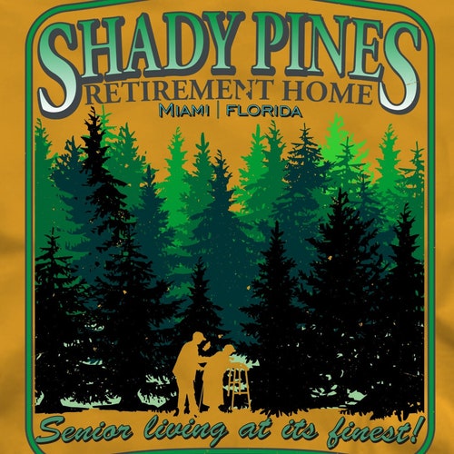 SHADY PINES Retirement Home Golden Girls T-shirt adult | Etsy