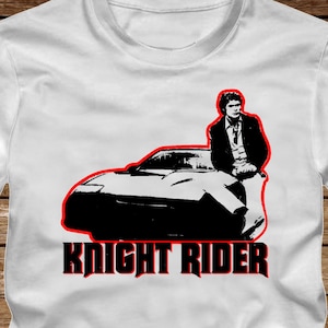 KNIGHT RIDER- T-shirt - Fun 80s Tshirt Adult Sizes S-3xl Many Colors ...